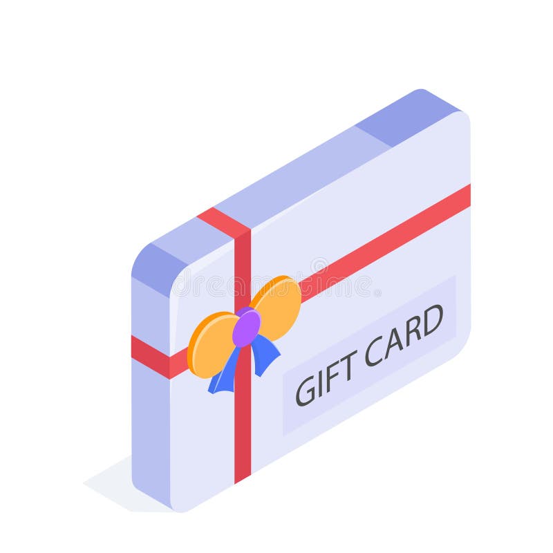 Take a Look at this Amazing Icon of Gift Card in Modern Style Stock ...