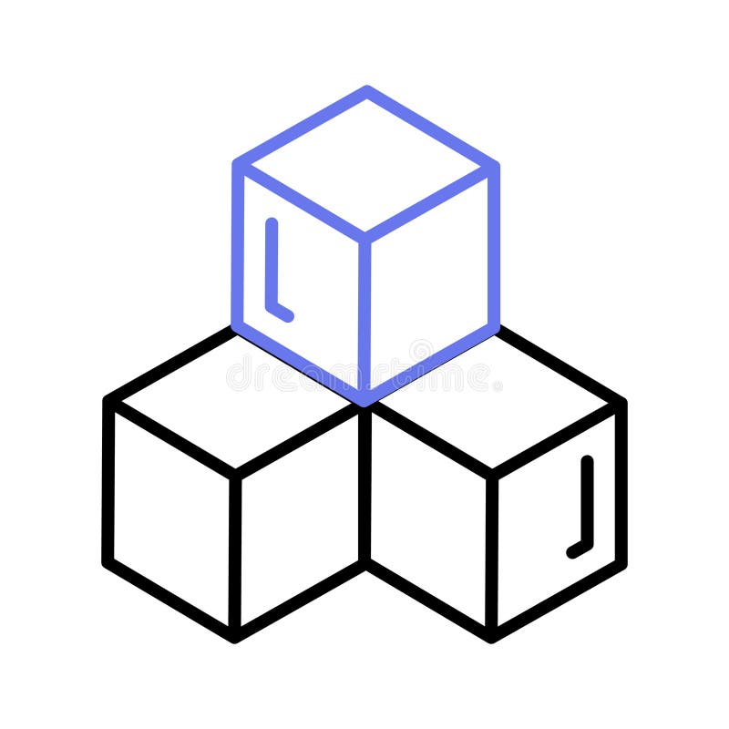 Take a Look at this Amazing Icon of Kids Blocks, Kids Plaything Vector ...