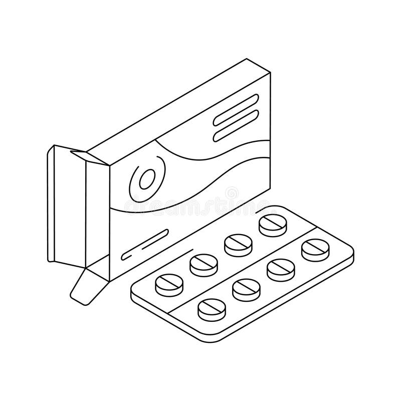 Take a Look at this Amazing Icon of Medicine Blister Pack Stock Vector ...