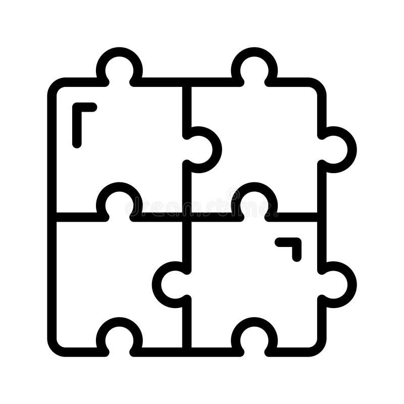 Take a Look at this Amazing Icon of Puzzle in Modern Style Stock Vector ...
