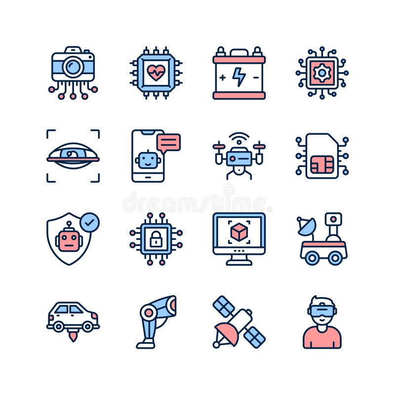 Take a Look at this Amazing Icons Set of Artificial Intelligence Stock ...