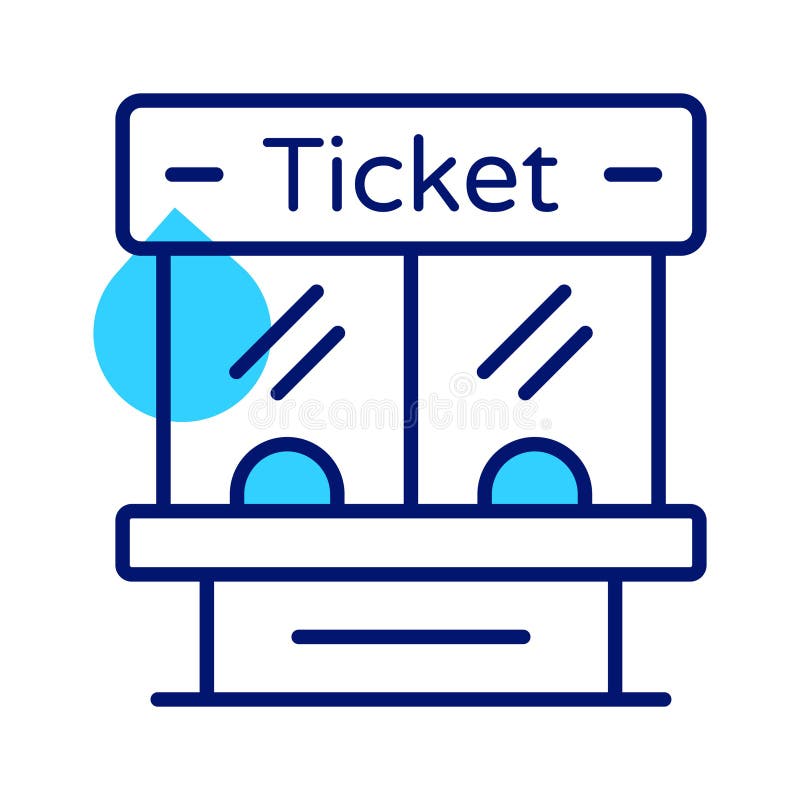 Take a Look at this Beautifully Designed Icon of Ticket House Stock ...