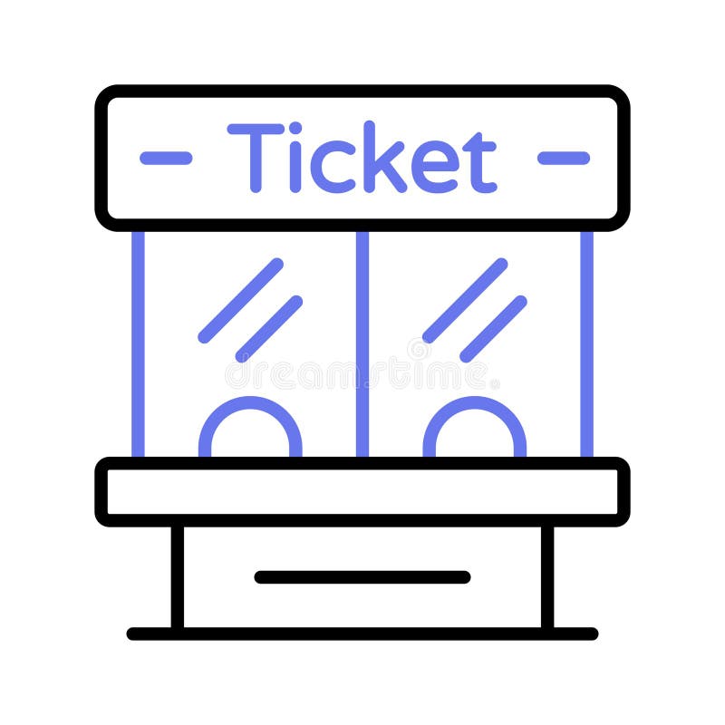 Take a Look at this Beautifully Designed Icon of Ticket House Stock ...