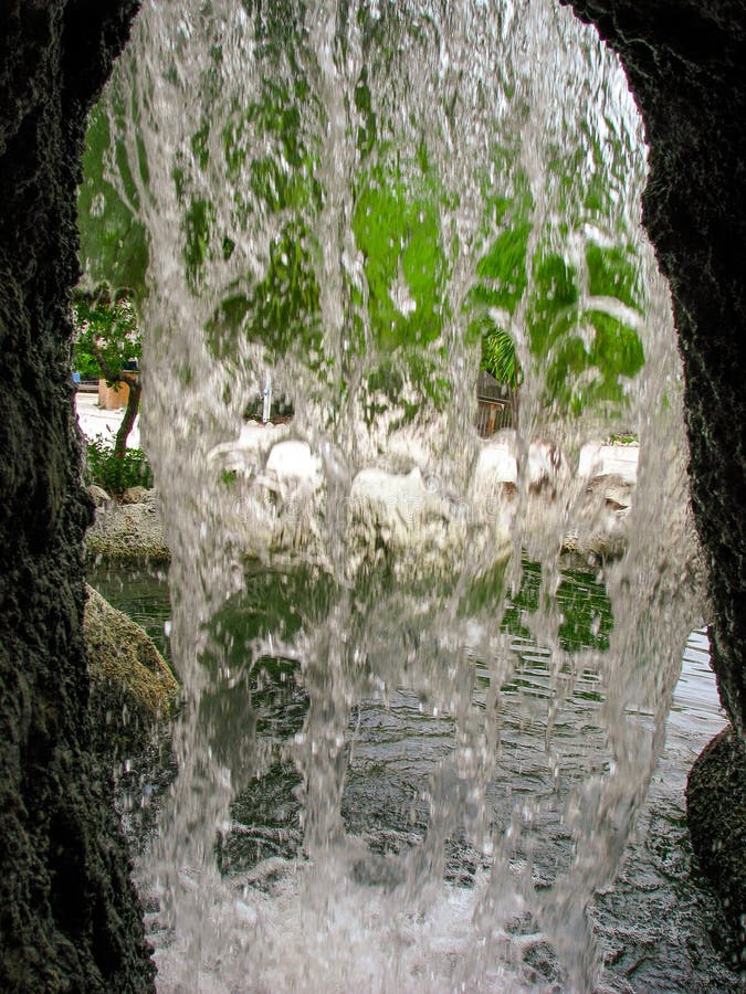 Take a Look Beyond the Falls Stock Photo - Image of forest, rock: 335972918
