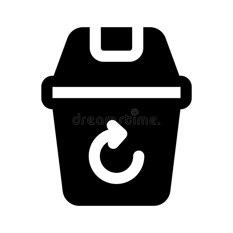 Take a Look at Carefully Designed Icon of Recycle Bin Stock Vector ...
