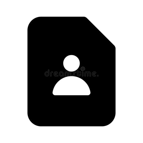 Take a Look at Creative Icon of Resume, User Profile Vector Stock ...