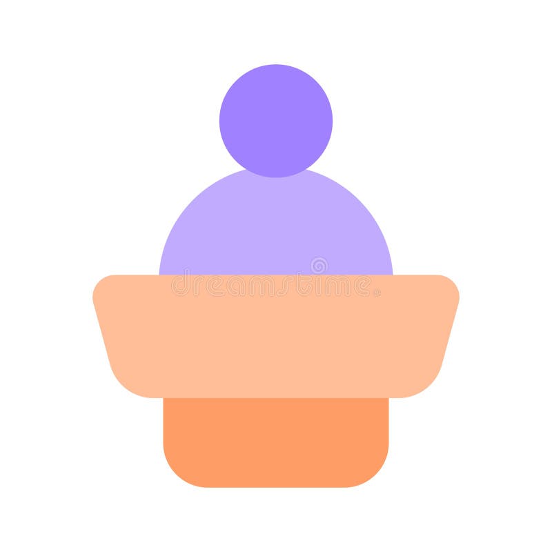 Take a Look at this Premium Icon of Presenter, Ready To User Vector ...