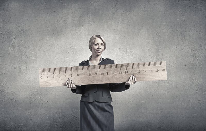 Take measures stock image. Image of huge, success, businesswoman - 56599591