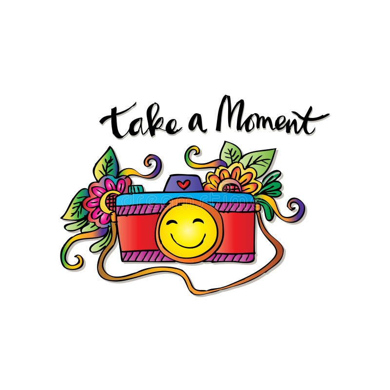 Take a moment stock illustration. Illustration of draw - 94498302