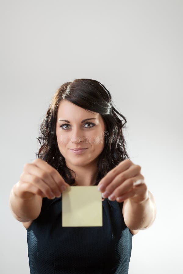 Take a note stock photo. Image of happy, paper, hand - 37576170