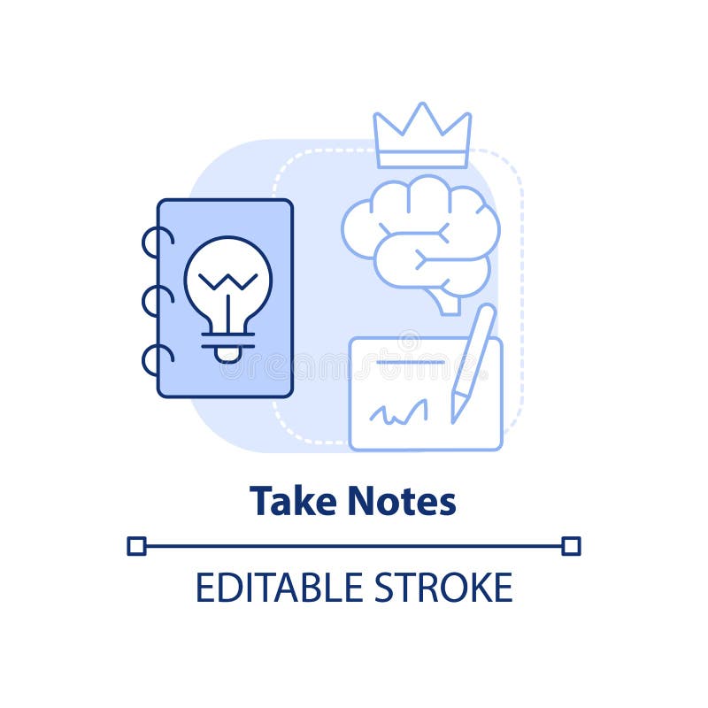 Take Notes Icon Stock Illustrations – 103 Take Notes Icon Stock ...