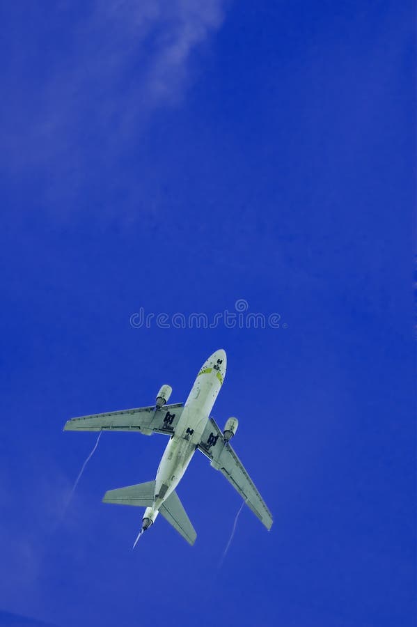 Parked Plane, Taking-off. Success. Concept. Stock Image - Image of ...