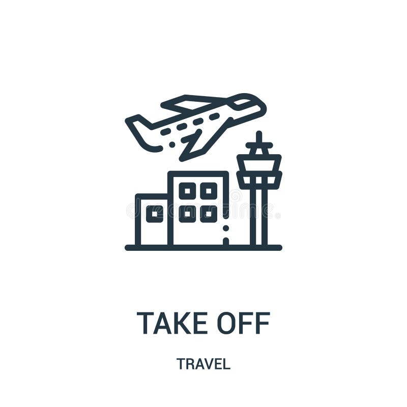 Departure Icon Vector from Logistics Collection. Thin Line Departure ...