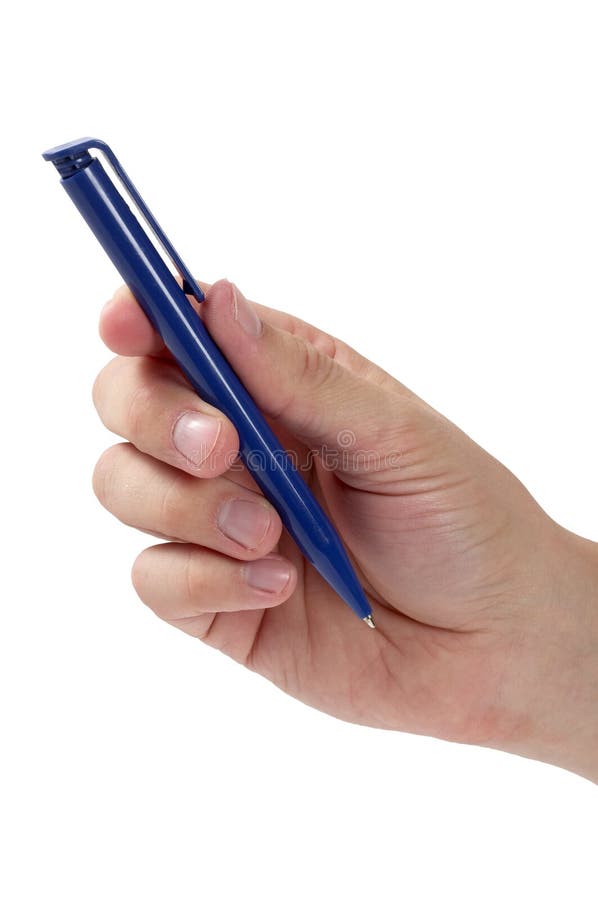 Take the pen stock image. Image of hand, closeup, fingers - 16466313