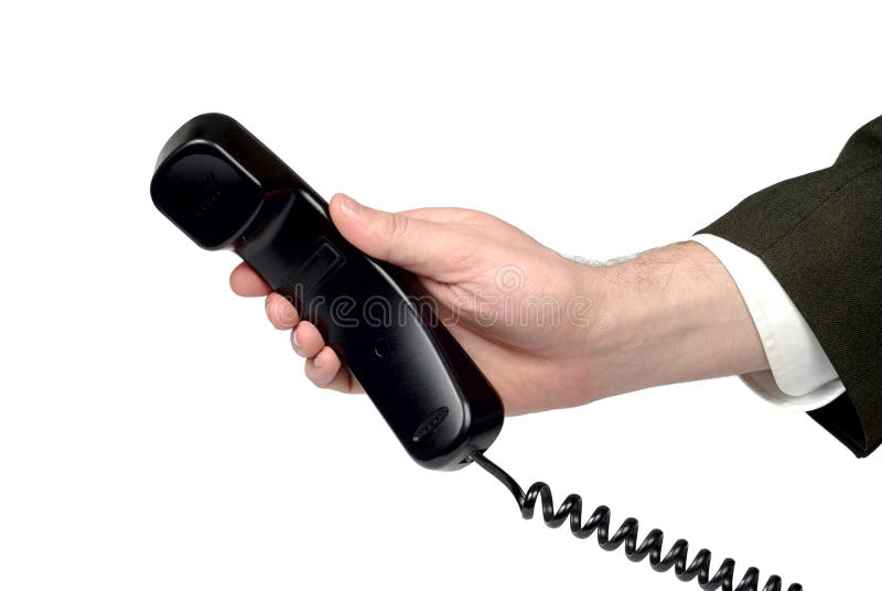 Hand and phone stock photo. Image of isolation, businesspeople - 318456