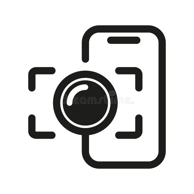 Take, Push on Phone, Selfie, Camera Phone Multi-Cameras Icons Stock ...
