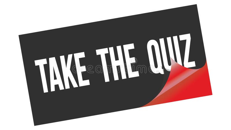 Take Our Quiz 3D Letters Words Assessment Test Stock Illustration ...