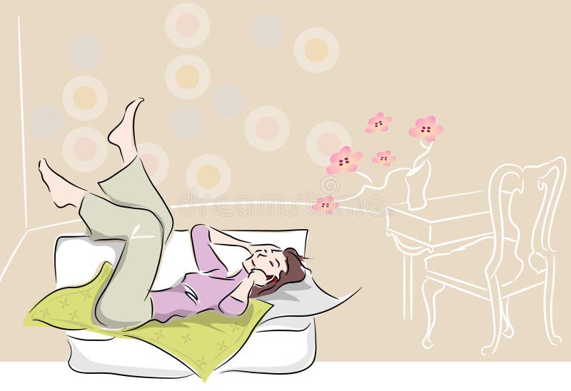 Take a rest stock vector. Illustration of desk, relaxation - 12132822