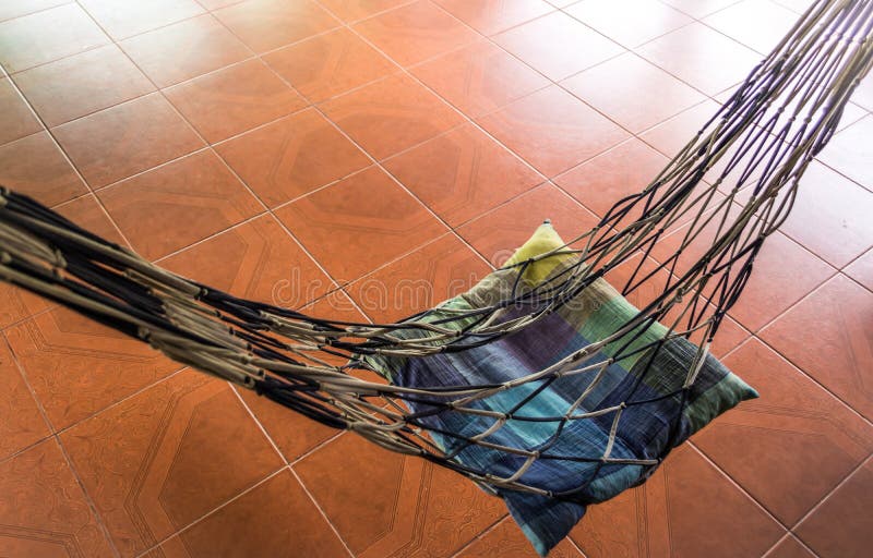 Take a Rest on Cradle, Rope Hammock Stock Image - Image of sway, cradle ...