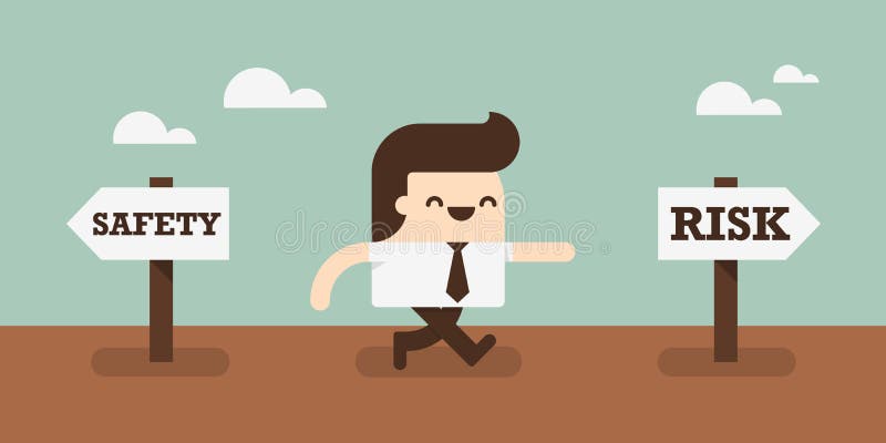 Risk management stock vector. Illustration of graphic - 71837943