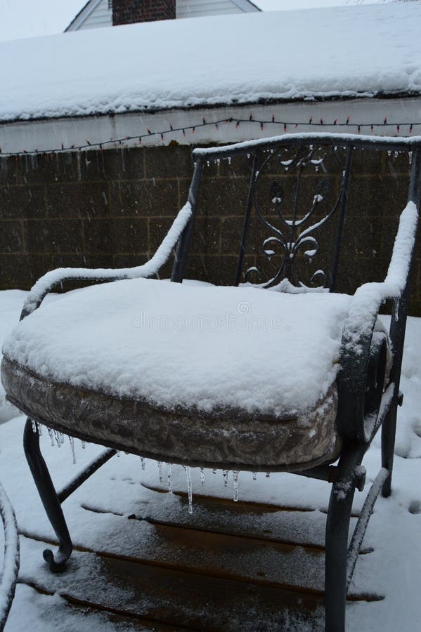 Take a Seat stock photo. Image of snowy, snowing, winter - 60779518