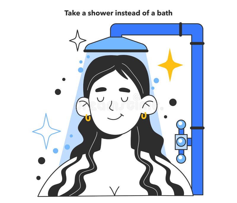 Take A Shower Instead Of A Bath For Water Efficiency At Home Save