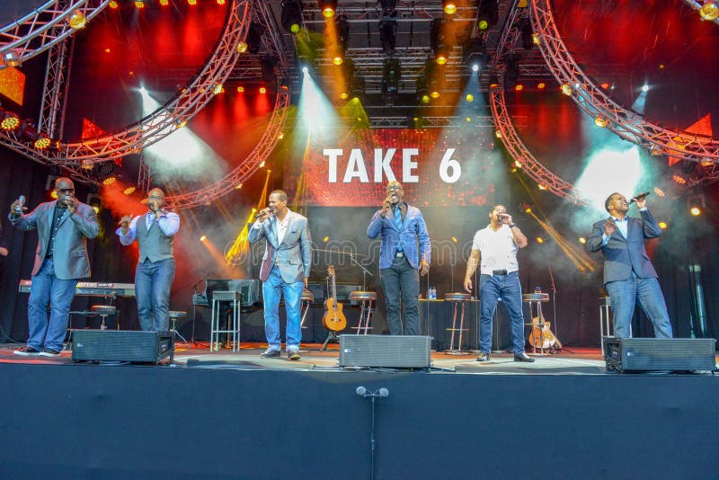 Take 6 Singing at Estival Jazz Lugano on Switzerland Editorial Photo ...