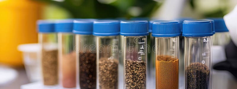 Take Soil Samples for Research. Selective Focus Stock Photo - Image of ...