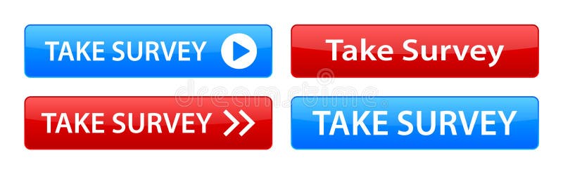 Take survey button stock vector. Illustration of graphic - 190321896