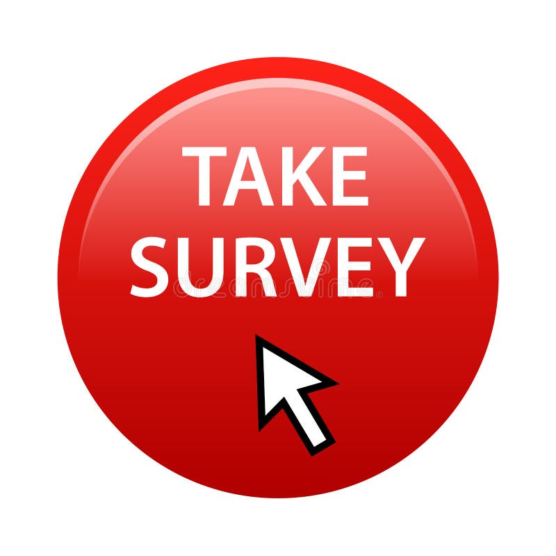 Take survey button stock vector. Illustration of choice - 190321990