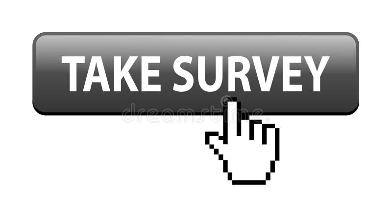 Take survey button stock vector. Illustration of choice - 220659316