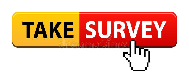 Take survey button stock vector. Illustration of cursor - 220658401