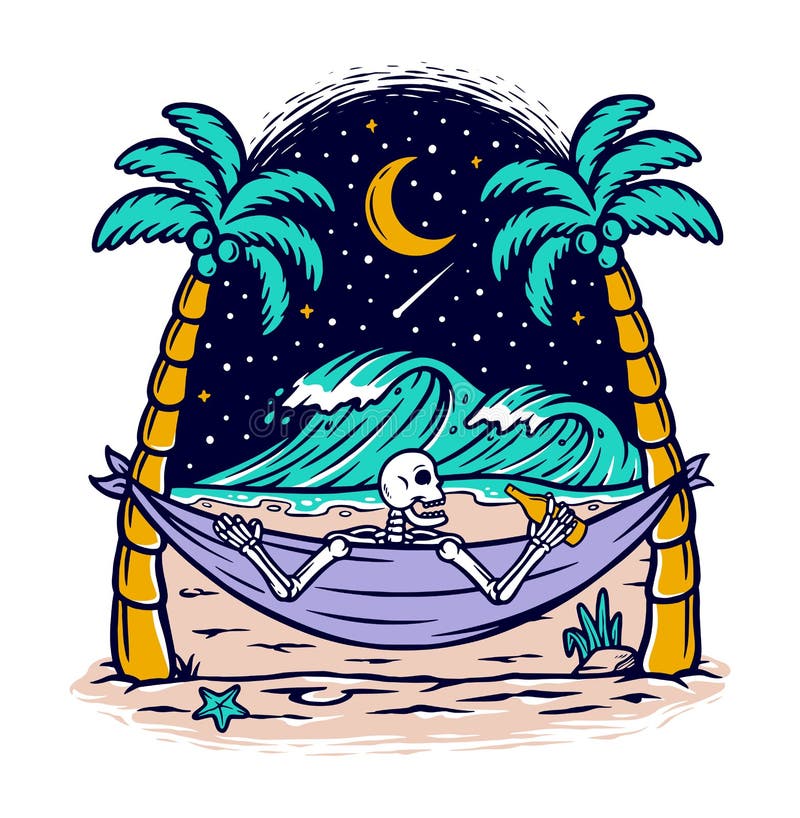 Take Time To Chill Vector Illustration Stock Vector - Illustration of ...