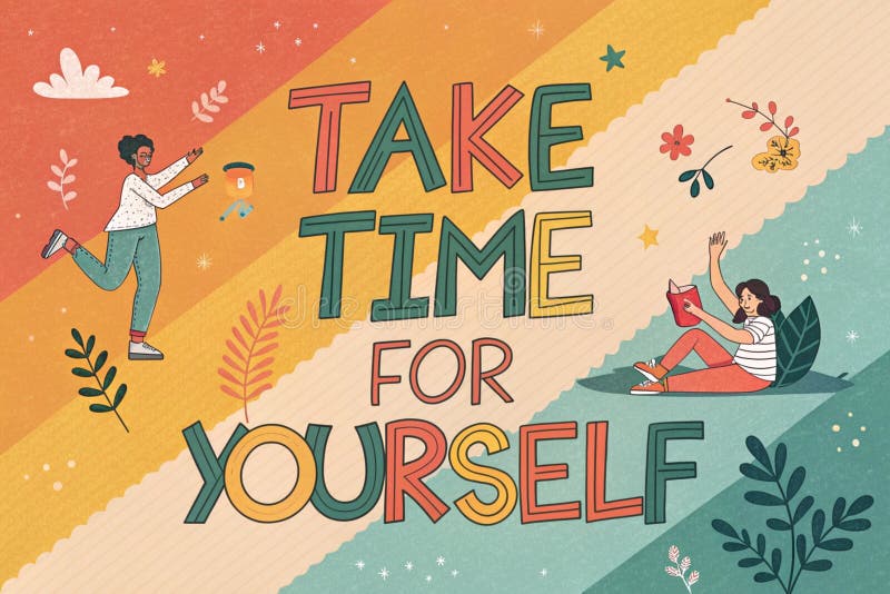 TAKE TIME for YOURSELF Motivational Poster - Generated by Ai Stock ...
