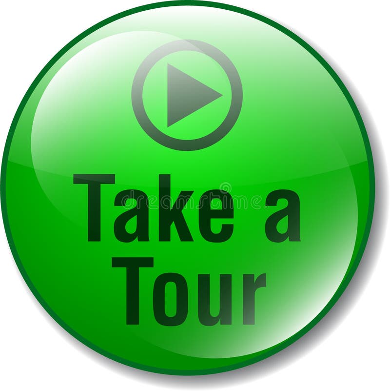 Take a tour web button stock illustration. Illustration of graphics ...