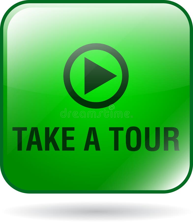 Take a tour web button stock illustration. Illustration of graphic ...