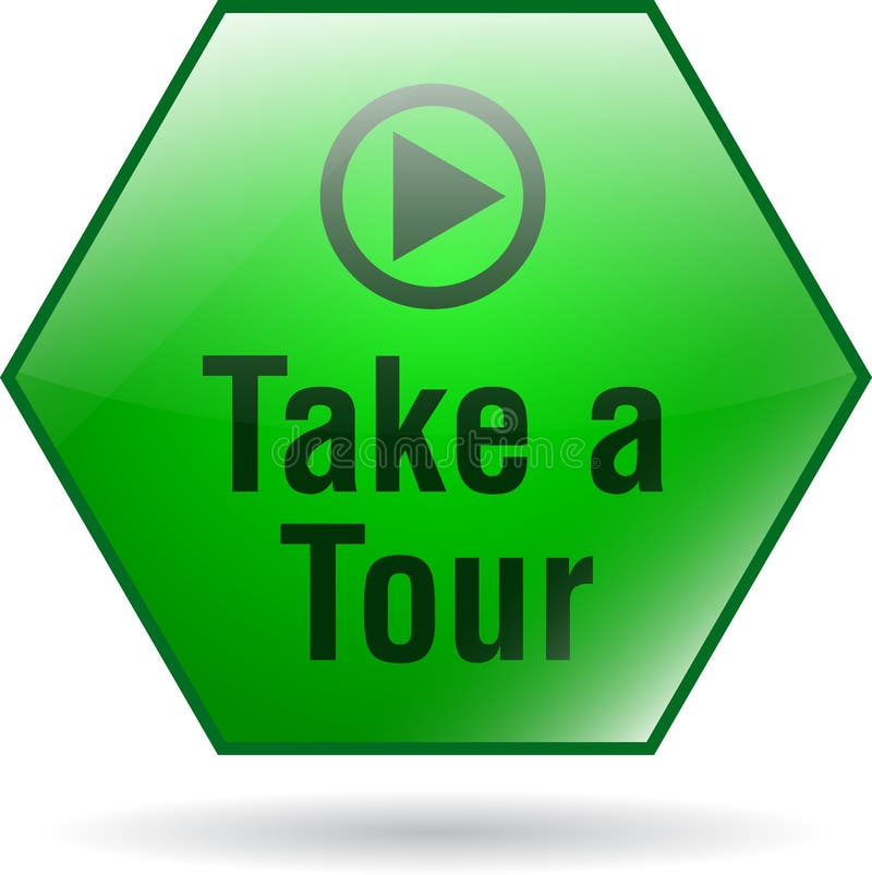 Take a tour web button stock illustration. Illustration of join - 120201553