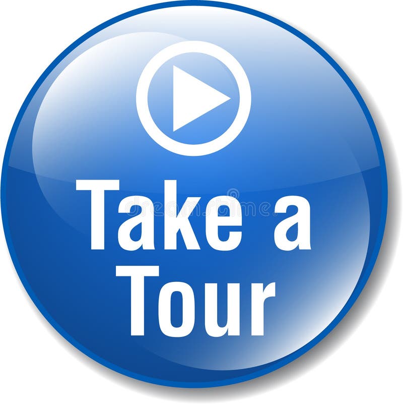 Tours Button Orb sign stock illustration. Illustration of creative - 1025724