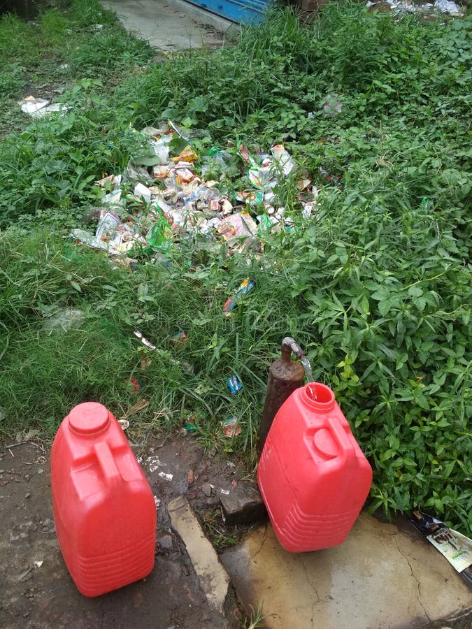 Water & dustbin stock photo. Image of water, dustbin - 121709566