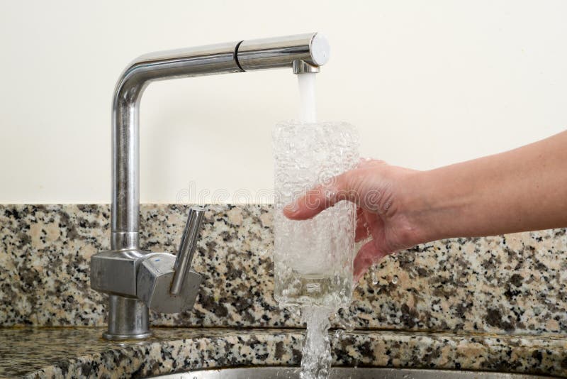 Take water in glass stock photo. Image of clear, supply - 53958872