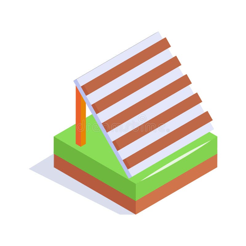 Take Your Hands on this Amazing Roof Sheets Isometric Icon Stock Vector ...