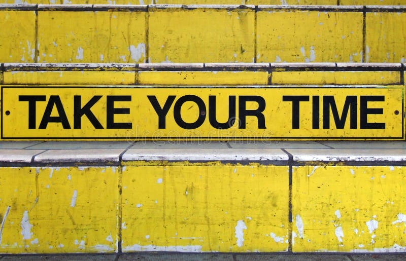 Take your time stock image. Image of ladder, safety, slow - 1304657