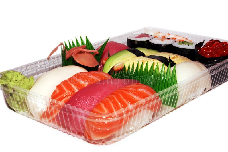 Takeaway sushi stock photo. Image of sushi, roll, gourmet - 483812