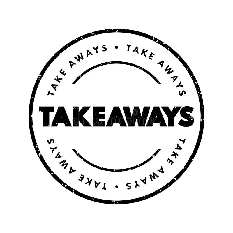 Takeaways Text Stock Illustrations – 223 Takeaways Text Stock ...