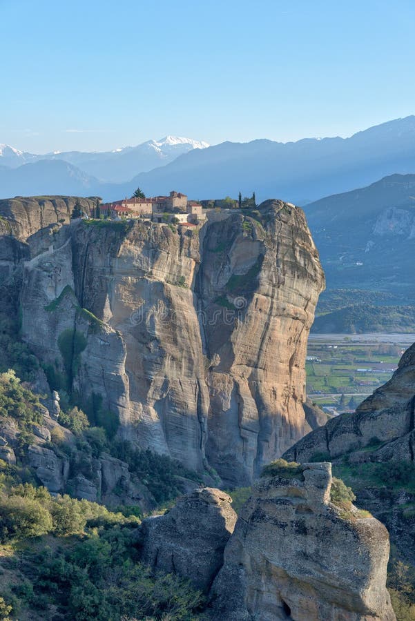 Monastery in Meteora, Northern Greece in Spring 2018 Stock Photo ...