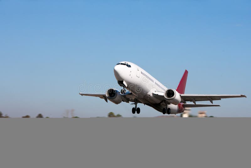 Takeoff aircraft stock image. Image of commercial, takeoff - 14261799