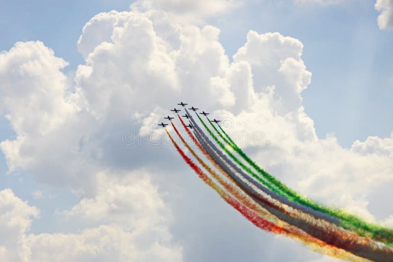 Takeoff flight team Italy stock photo. Image of russia - 28369360