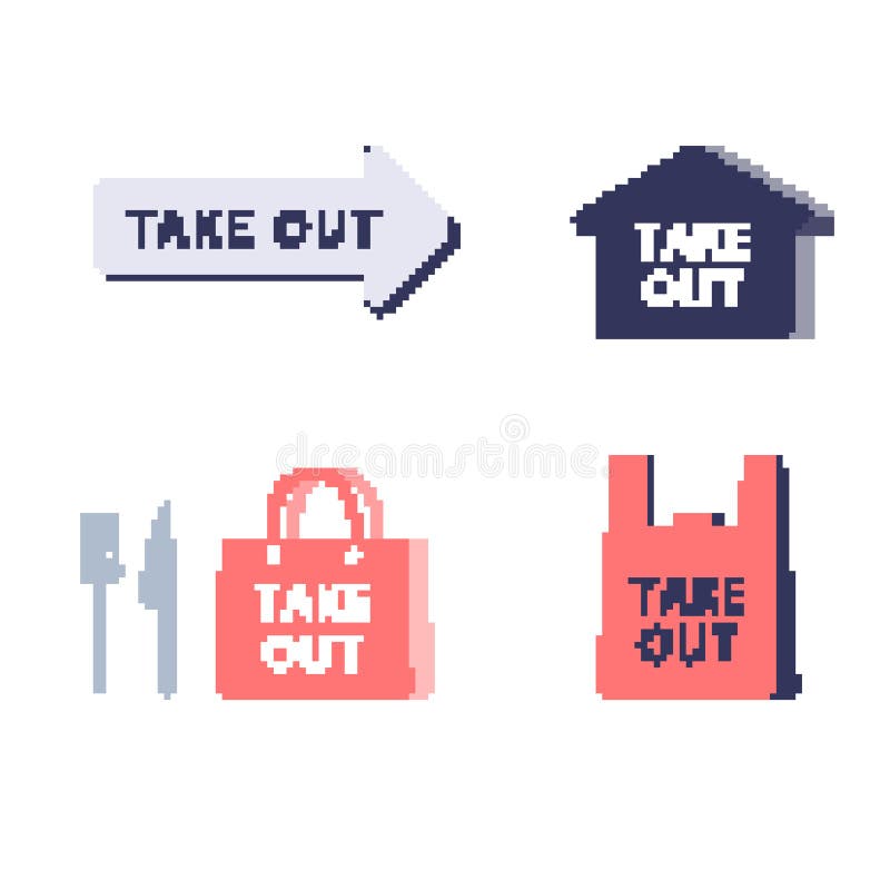 Takeout icon stock vector. Illustration of clip, uber - 266919922