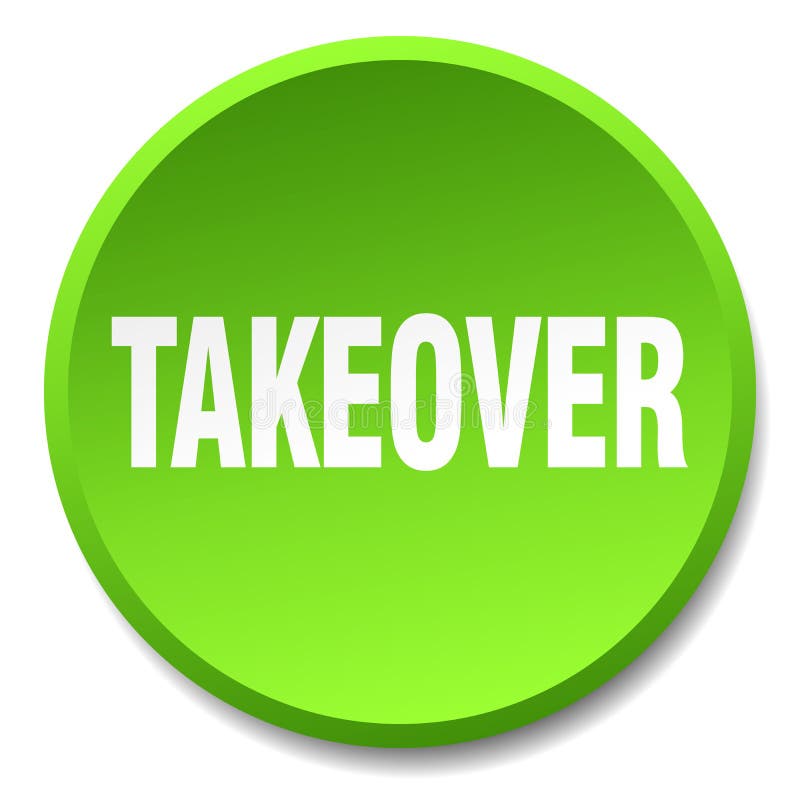 Takeover button stock vector. Illustration of icon, takeover - 122792840