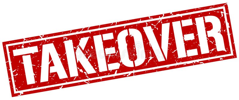 Takeover stamp stock vector. Illustration of square - 120409601